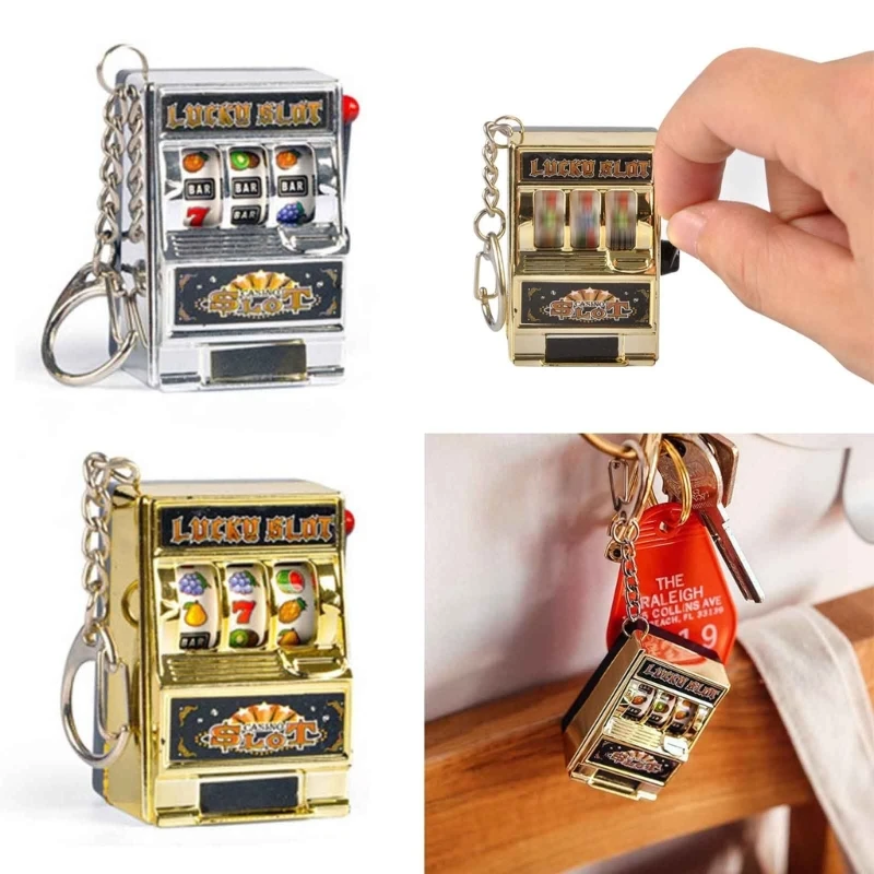 Mini-Slot-Machine-Keychain-com-Sino-Pequeno-Pingente-engra-ado-do ...