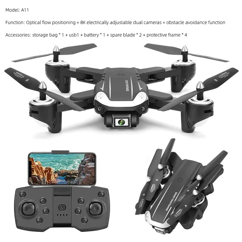 GPS Drone Optical Flow Positioning 8K HD Camera Drone Aerial ...