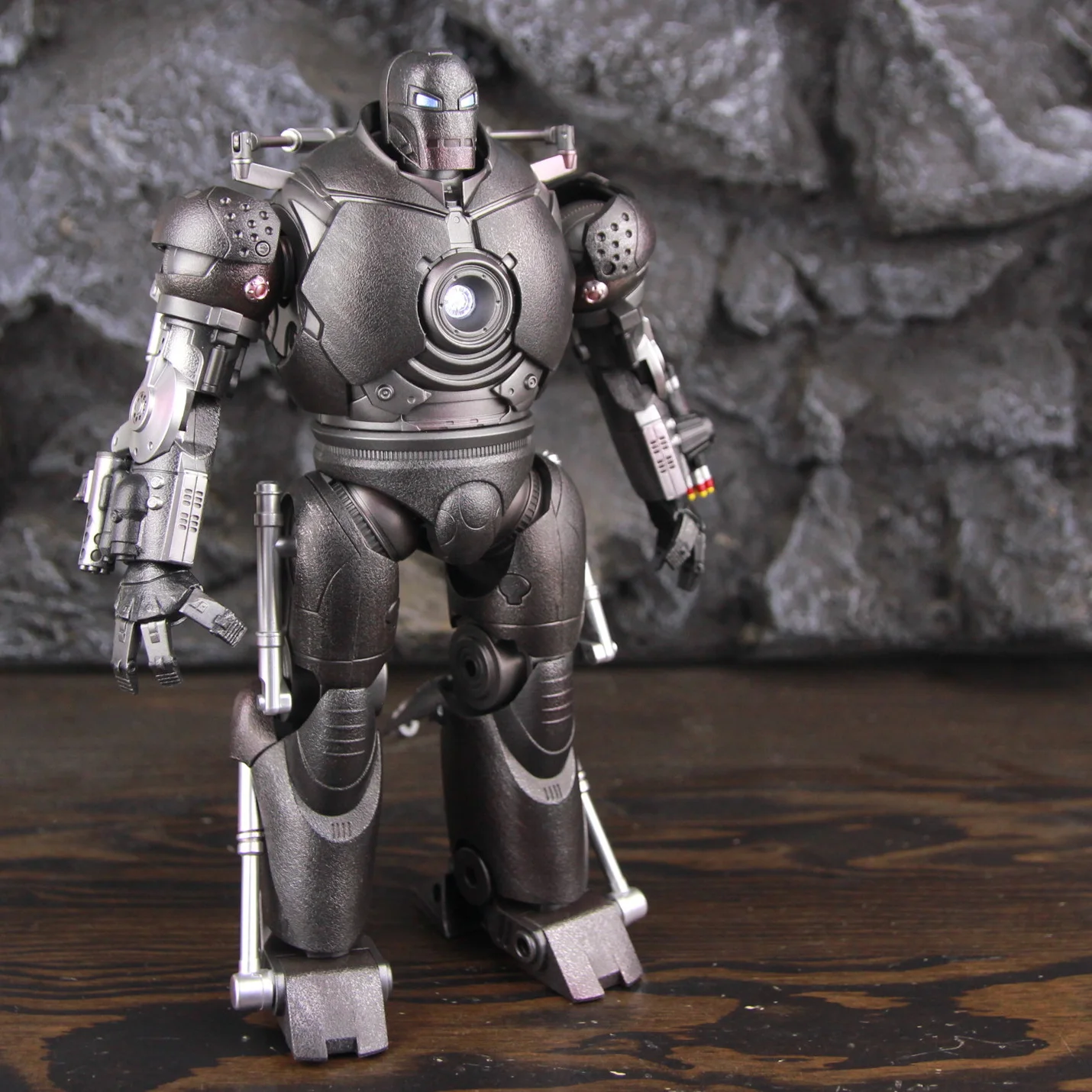 ZD Toys Marvel LED Light Classic Iron Man Iron Monger 1/10 8" Action ...