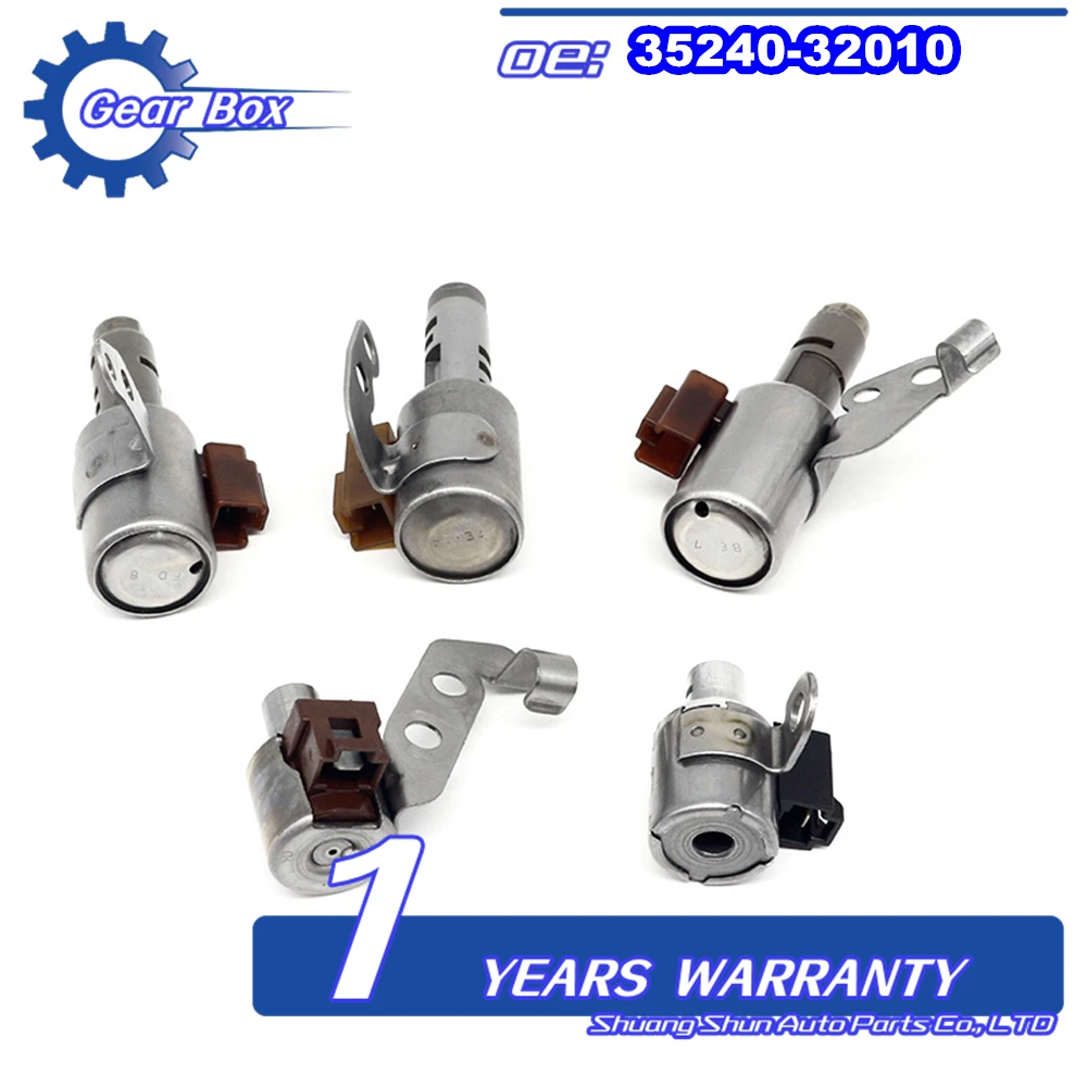 Auto Parts Transmission Control Solenoid Kit 35240-32010 5 Pcs for ...