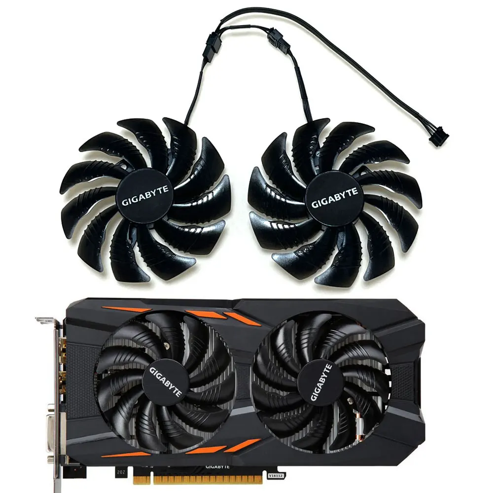 T129215SU-PLD09210S12HH-P106-100-GTX-1050-Gpu-Fan-For-Gigabyte-GTX-1070 ...