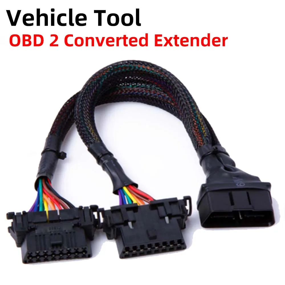 High Speed transmission 16 pin OBD2 OBDii OBD 2 Splitter Extension ...