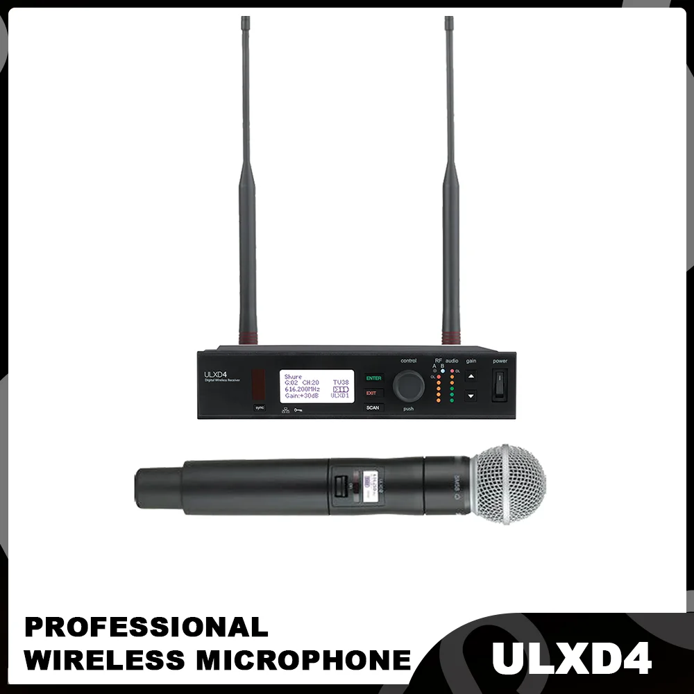 Professional-ULXD4-UXLD-ULXD24-wireless-microphone-system-beta87-beta58-beta58a-mic-is-suitable ...