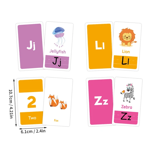 Montessori ABC Flashcards Set – Giddy Kids World
