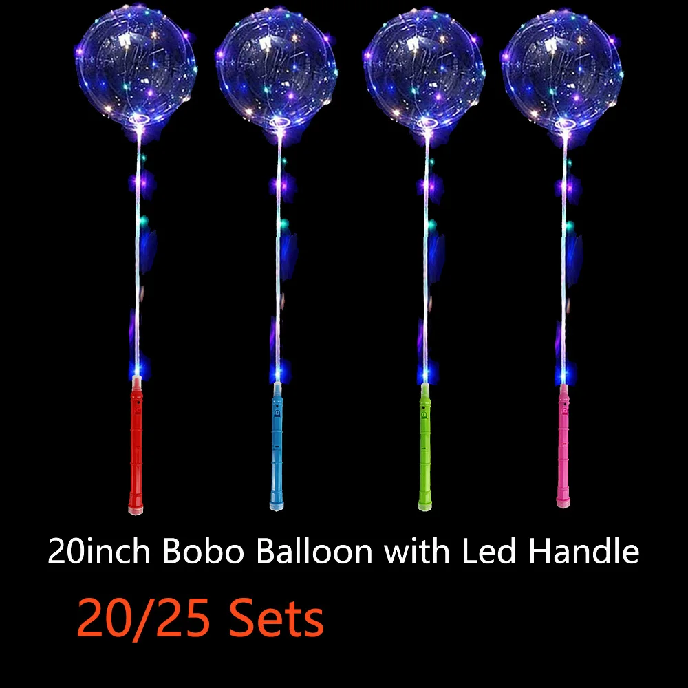 Juego-de-globos-con-luz-LED-de-20-pulgadas-globo-de-burbujas-de-colores ...