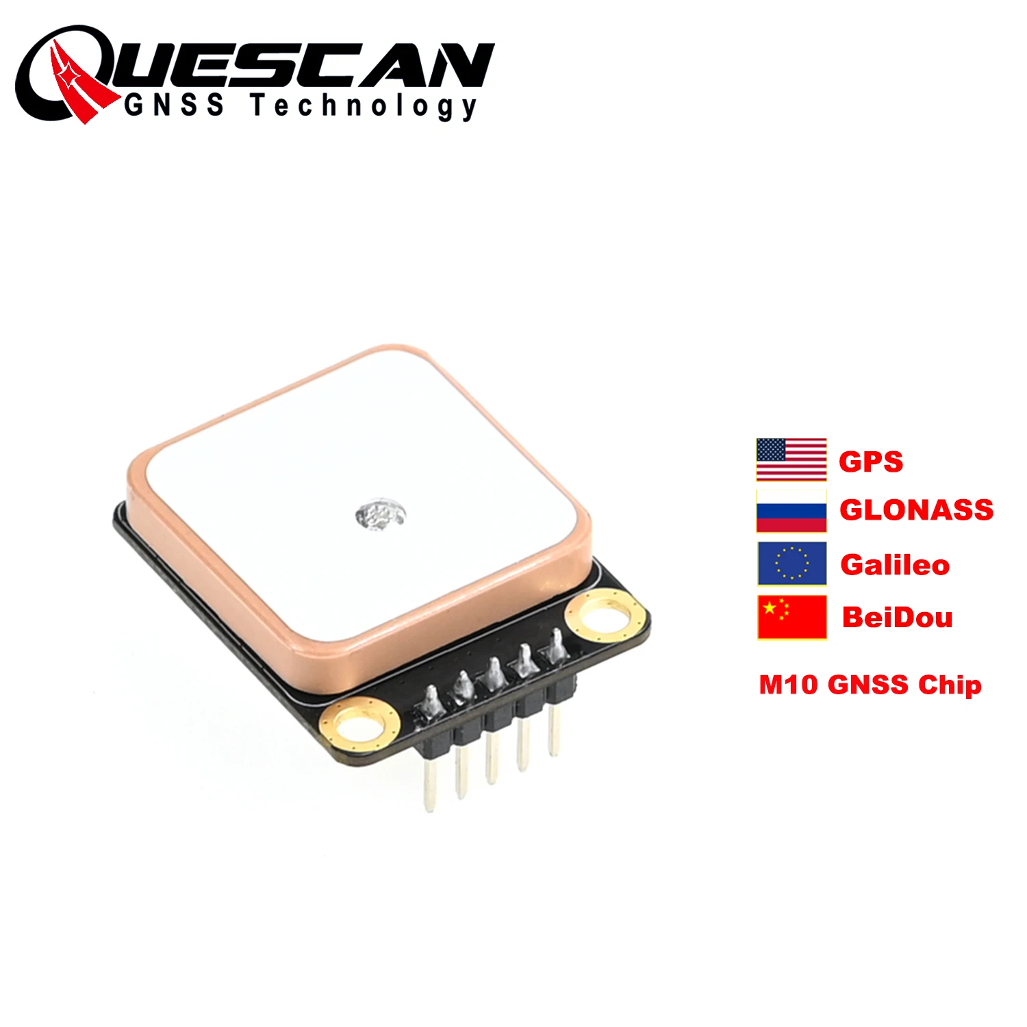 QUESCAN AN3126 UBX-M10050-KB M10 GPS Module 1PPS Timing GNSS Receiver ...