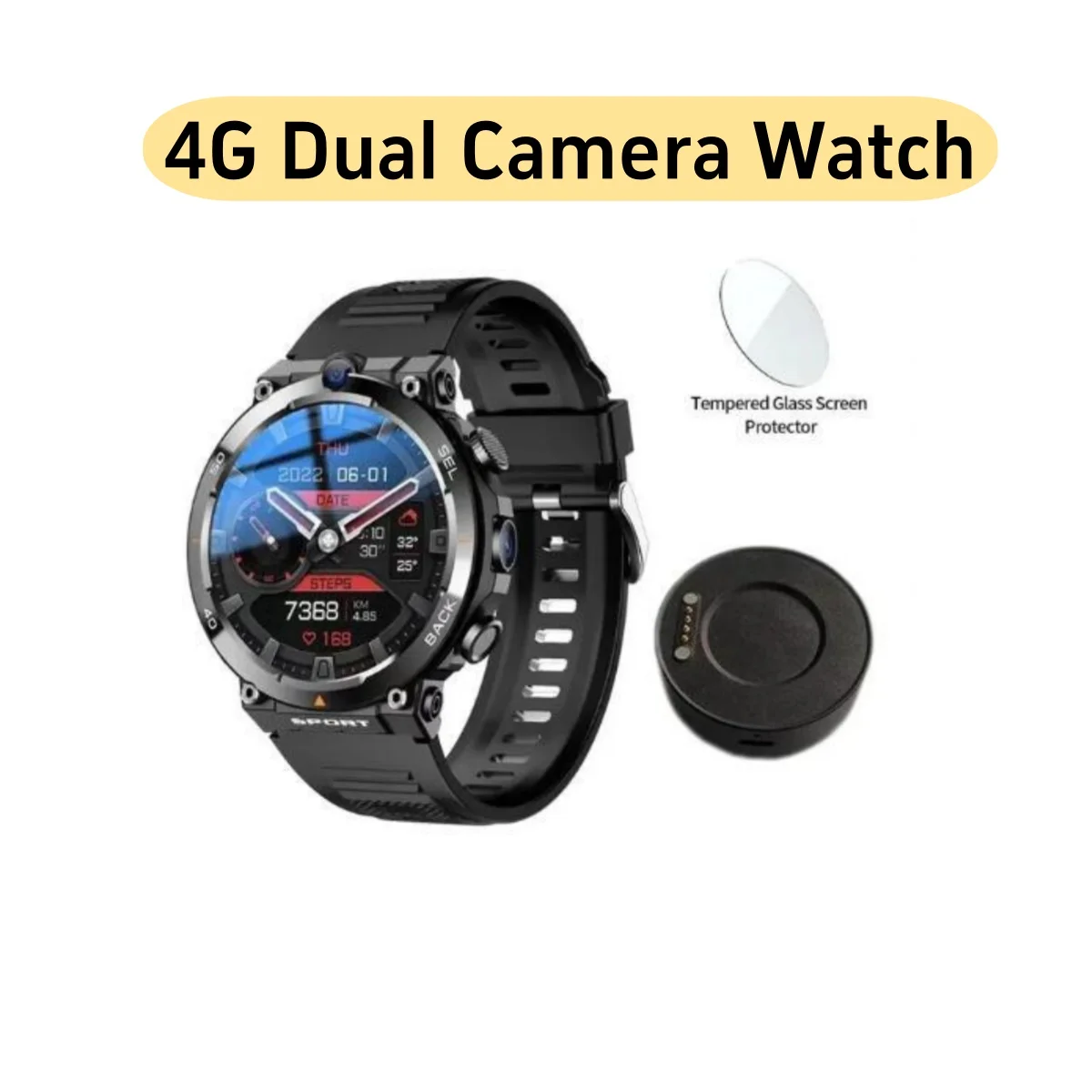 H10-Smartwatch-LTE-4G-Full-Network-NFC-16GB-ROM-Positioning-Dual-Camera ...