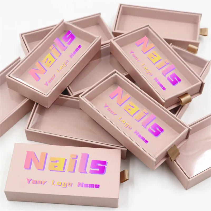 Wholesale-Press-On-False-Nail-Custom-Logo-5-10-20-Pieces-Empty-Clear ...