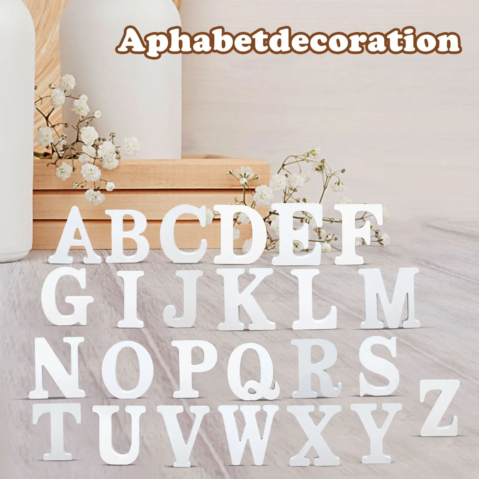 Wooden Alphabet Letters For Nursery Wall