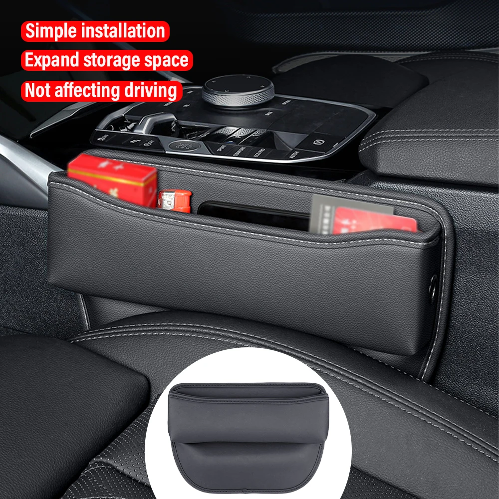 Multifunction-Car-Seat-Gap-Organizer-Storage-Box-Leather-Universal ...