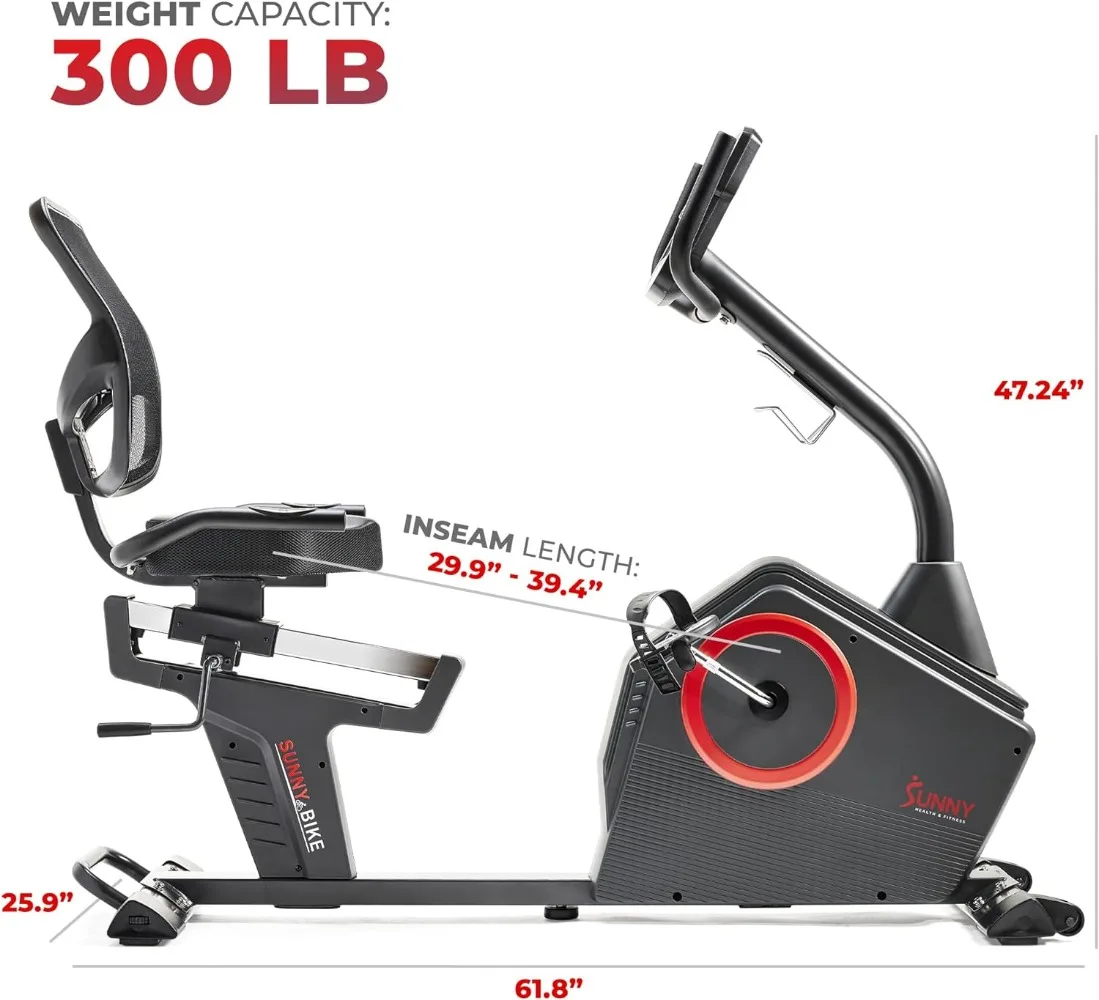 Magnetic Recumbent Exercise Bike – Fit Gear Unlimited