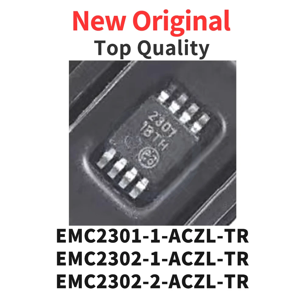 10 Pieces EMC2301-1-ACZL-TR EMC2302-1-ACZL-TR EMC2302-2-ACZL-TR MSOP ...