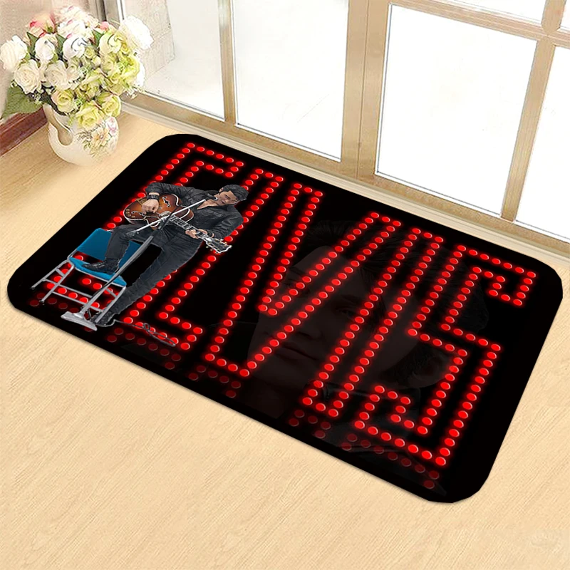 Non-Slip-En-Wasbaar-Keuken-Mat-E-Elvis-Presley-Deurmatten-Welkom ...