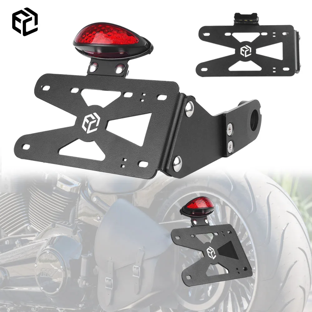 Fit-Fatboy-FXBR-FXBB-FXDR-Motorcycle-License-Side-Number-Plate-Holder ...