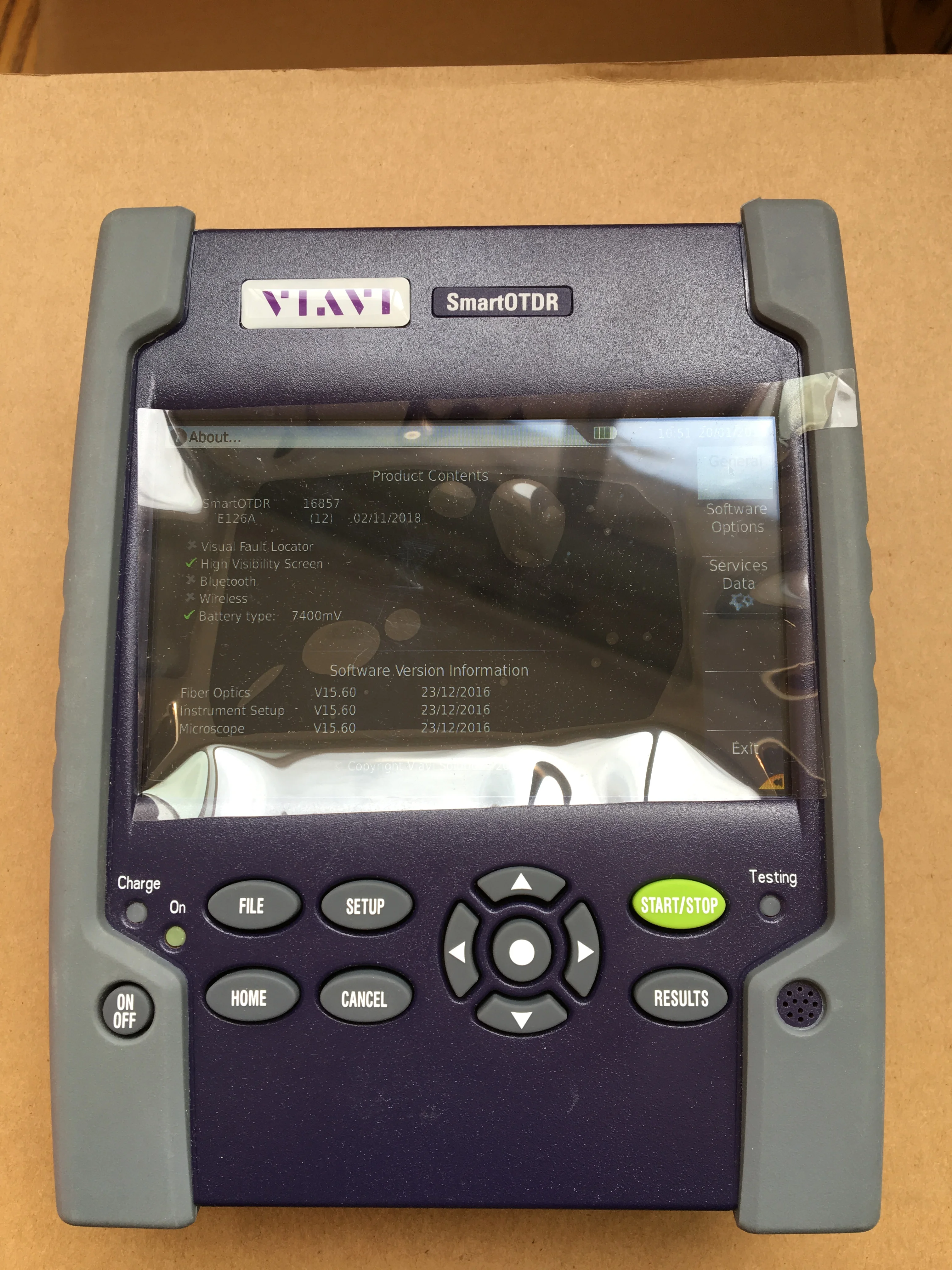 Free Shipping JDSU/ Viavi SmartOTDR SM Handheld OTDR with E126A module ...