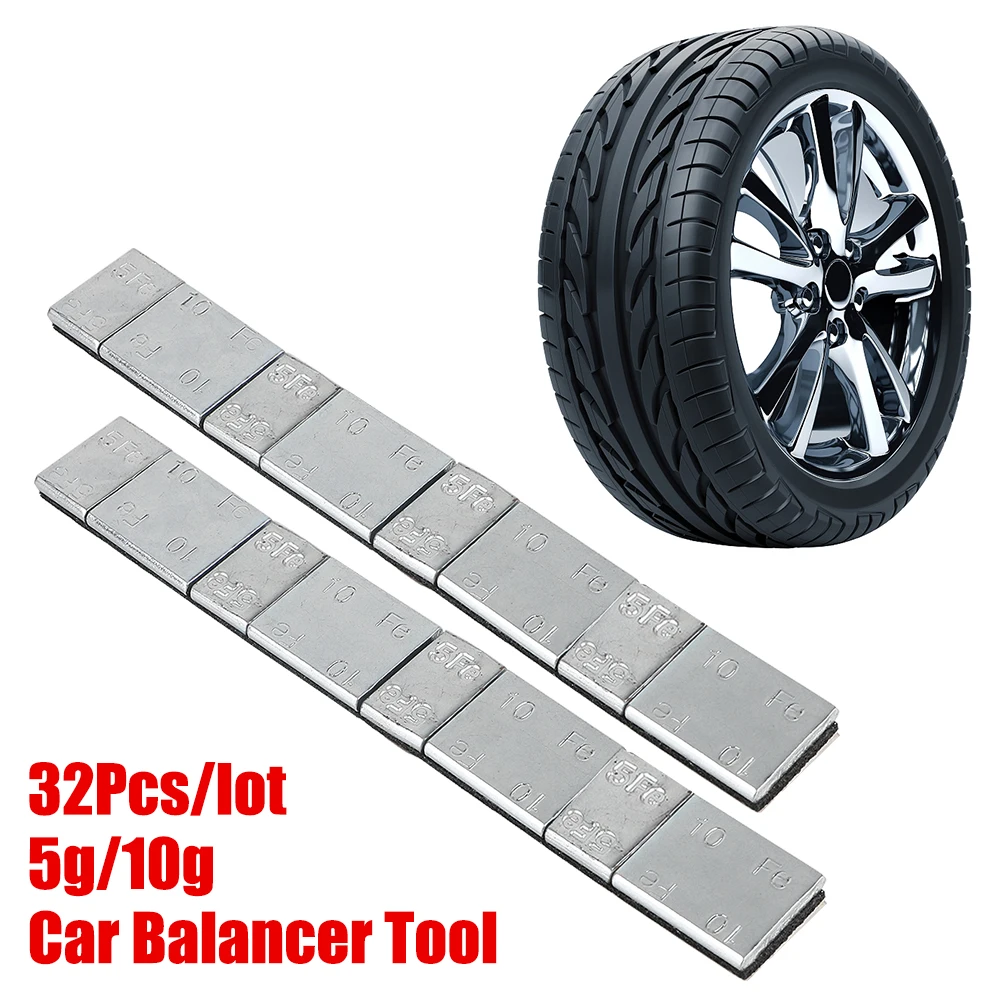 Universal-Wheel-Balancer-32Pcs-lot-5g-10g-Iron-Car-Tire-Balance-Block ...
