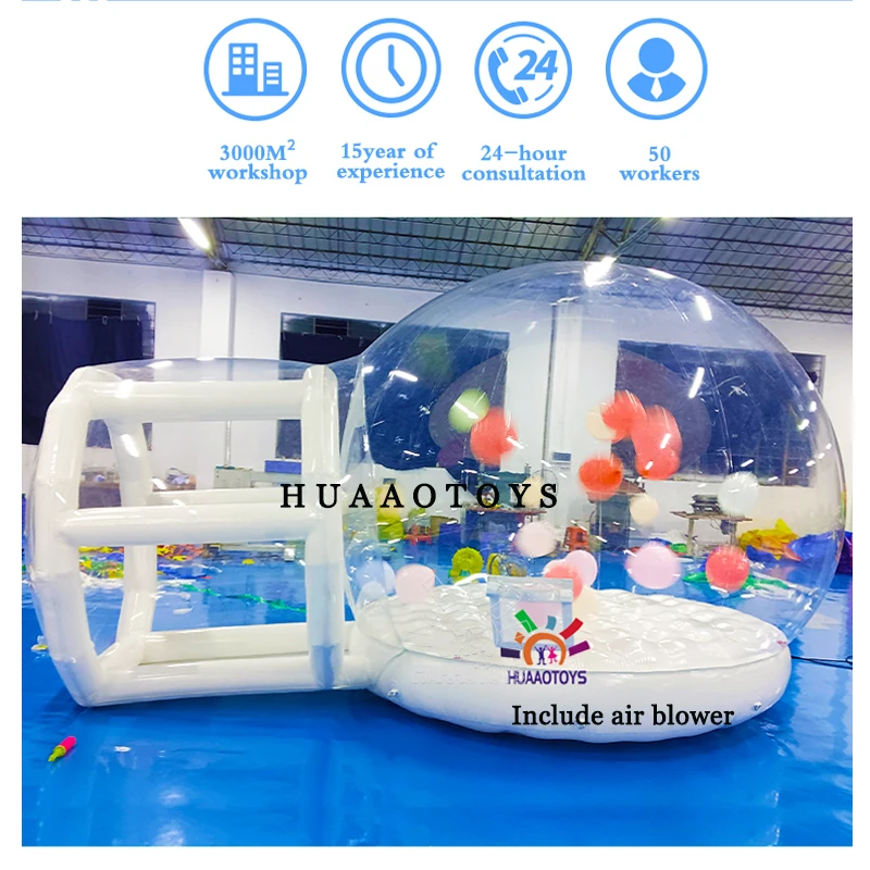 Inflatable-Balloon-Bubble-House-Igloo-Clear-Tent-Bubble-Tent-Dome ...