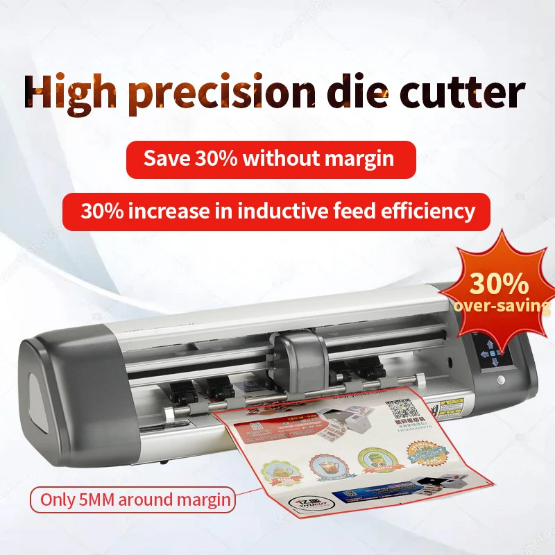 Film Cutting Machine CHT16 350mm Laser CNC Sticker Plotter Camera ...