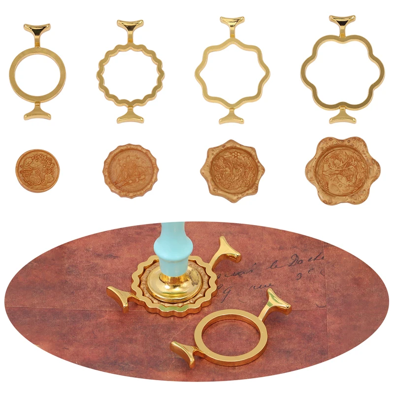 Wax-Seal-Stamp-Rings-Metal-Sealing-Wax-Molds-Holder-For-DIY-Scrapbook ...