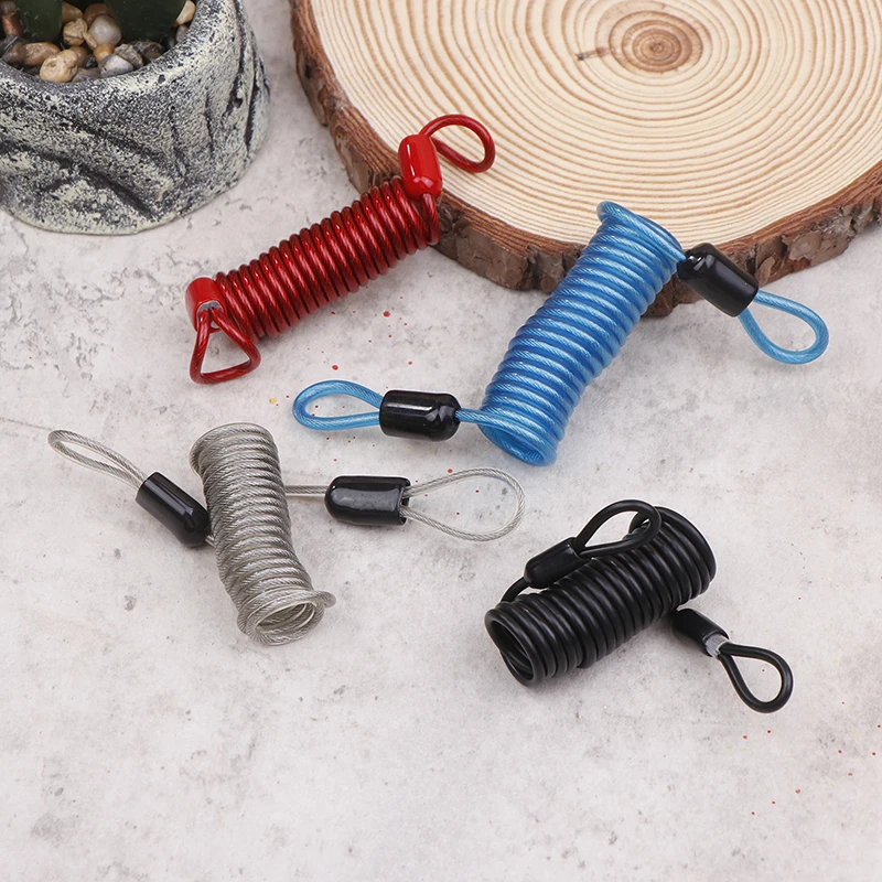 1PC-100CM-Motorcycle-Brake-Disc-Lock-Scooter-Reminder-Cable-Bicycle ...