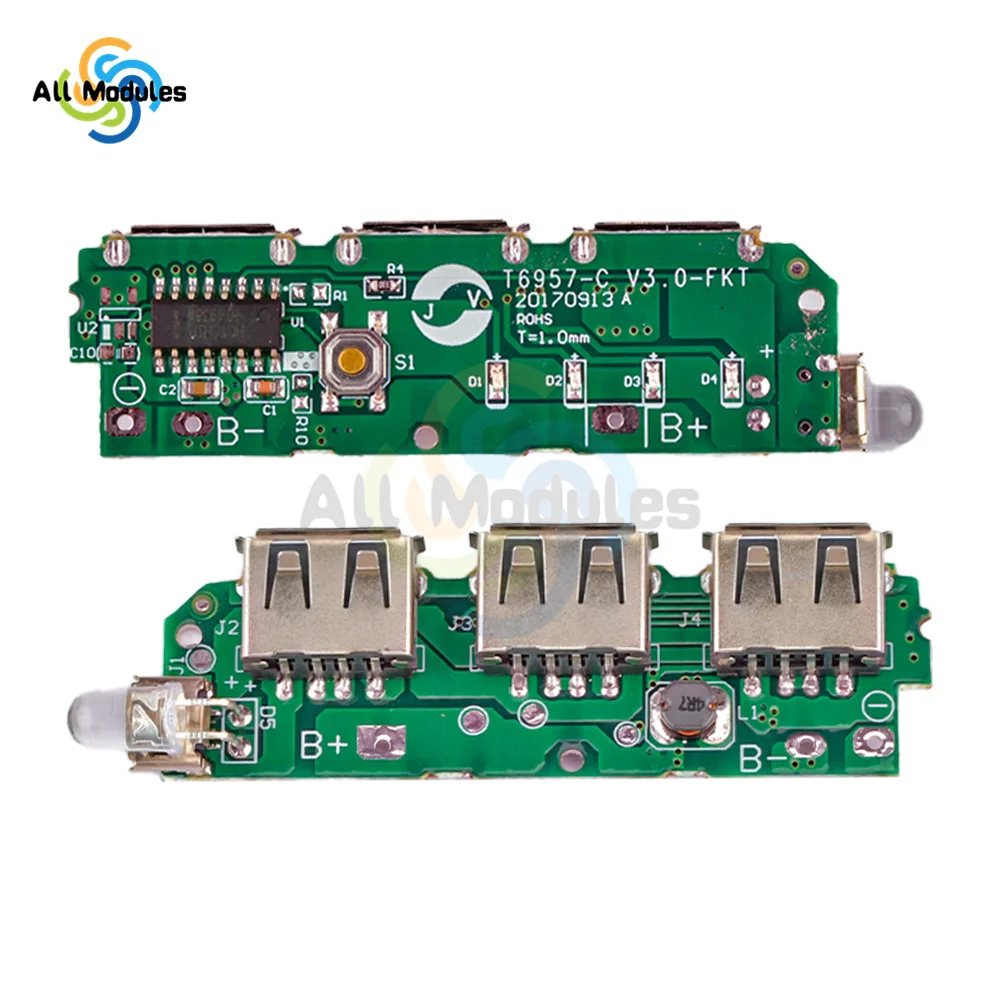 3V-To-5V-3-USB-18650-Lithium-Battery-Charging-Module-Step-Up-Boost-Li ...
