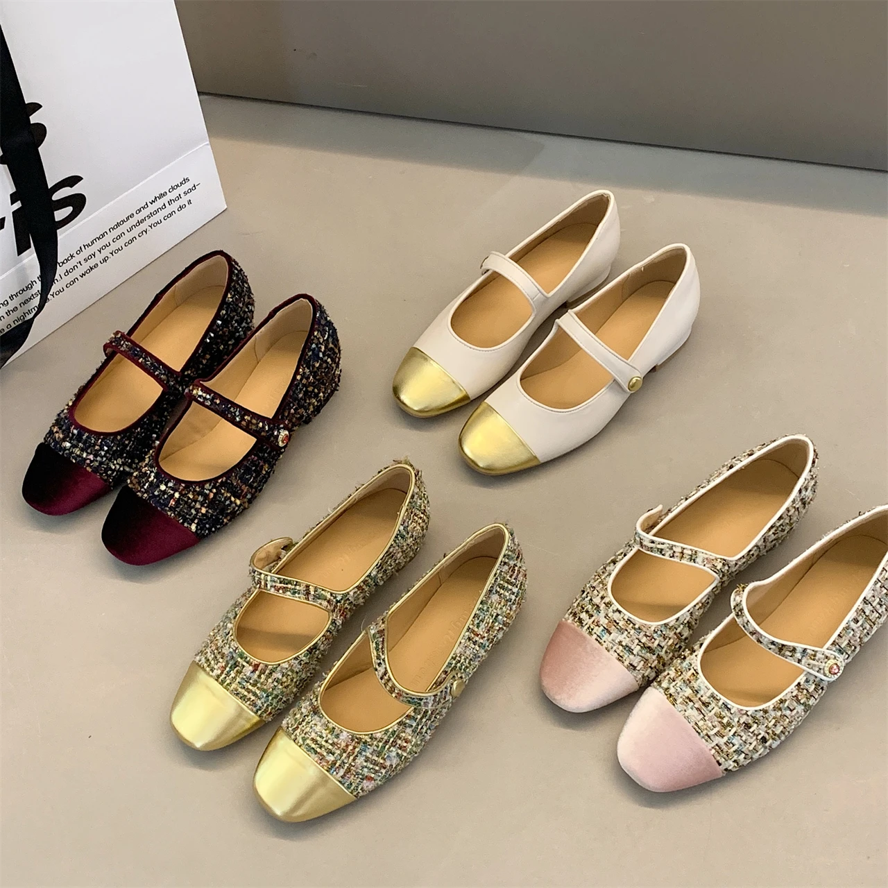 Bailamos Mocasines Planos Con Banda El stica Para Mujer Zapatos De bailamos-mocasines-planos-con-banda-el-stica-para-mujer-zapatos-de