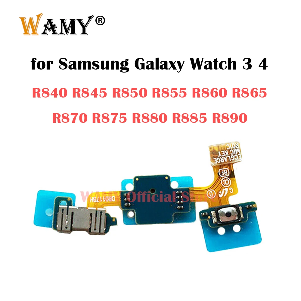 New-Power-On-Button-Switch-Key-Flex-Cable-For-Samsung-Galaxy-Watch-3-4 ...