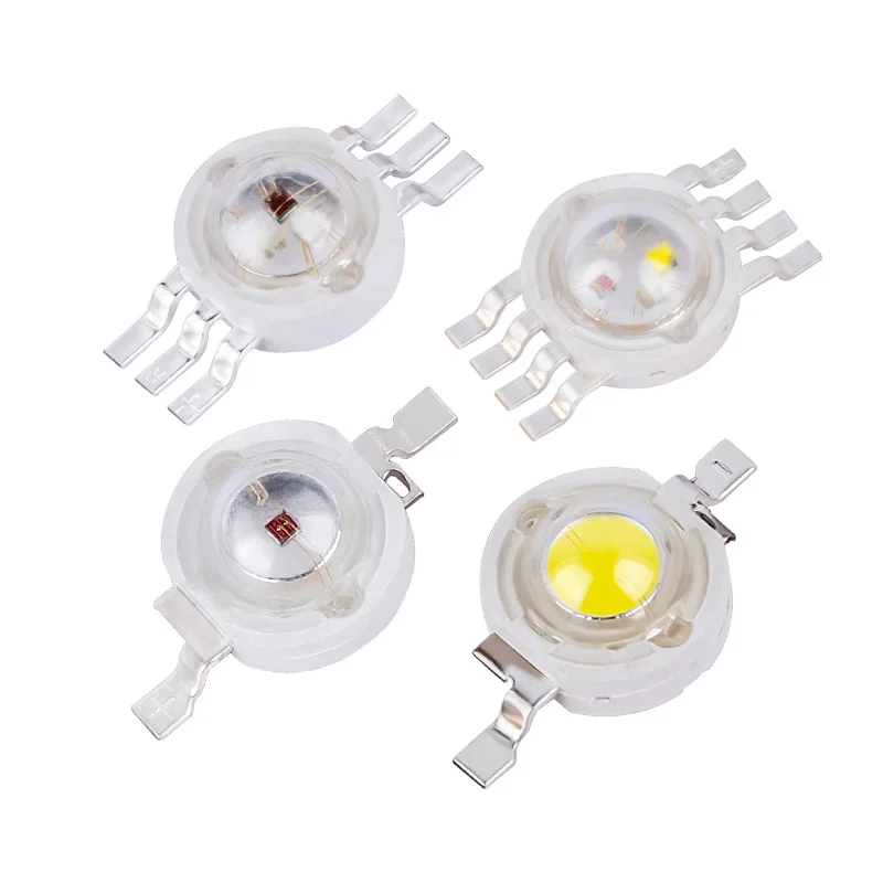 10PCS-High-power-LED-Beads-1W-3w-white-warm-Natural-cold-red-green-blue ...