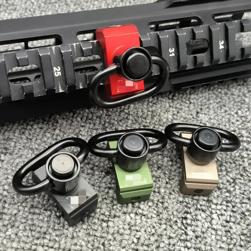 Tactical Rifle CNC AR15 QD Sling Attachment Mount 20mm Picatinny Rail ...