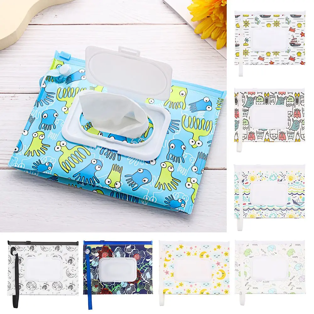 Wet-Wipes-Bag-Wipes-with-Easy-Carry-Snap-Strap-Portable-Flip-Cover ...