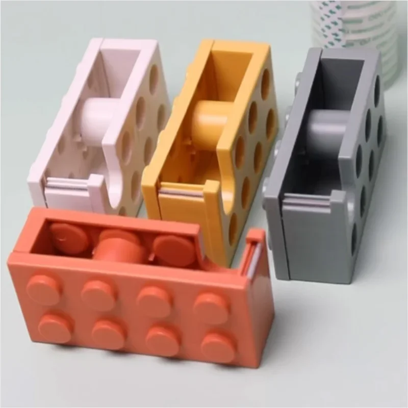 Creative-Paper-Tape-Cutter-Office-Building-Block-Shaped-Stationery ...