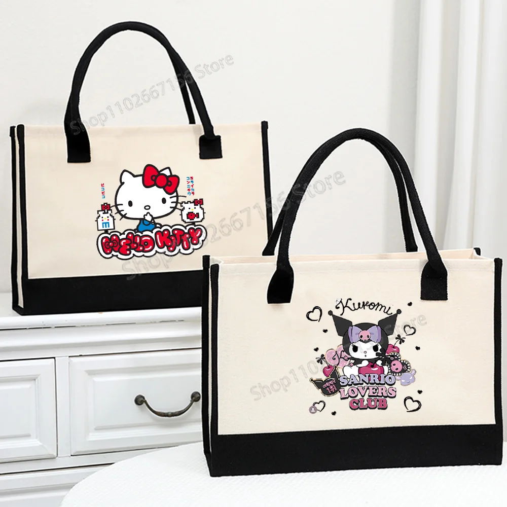 Hello-Kitty-Girls-Handbags-Cartoon-Anime-Cinnamoroll-Kuromi-My-Melody ...