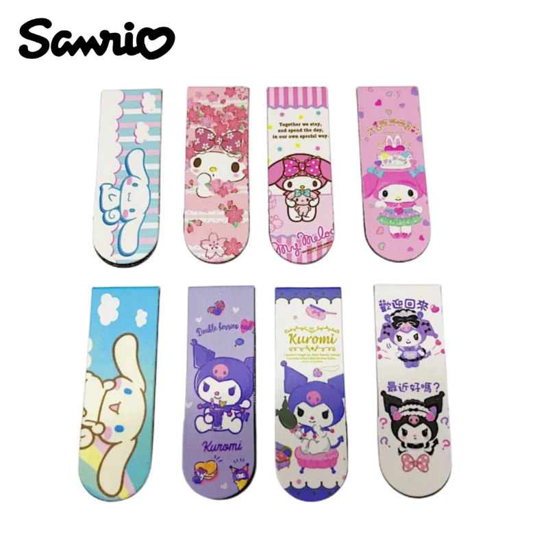 Sanrio Cinnamoroll Kuromi My melody creative cartoon magnetic bookmark ...