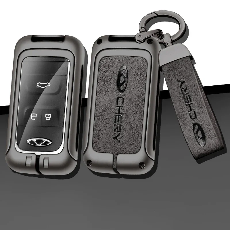 Zinc-Alloy-Car-Remote-Control-Key-Case-Fob-Chain-Keychain-Keyless ...