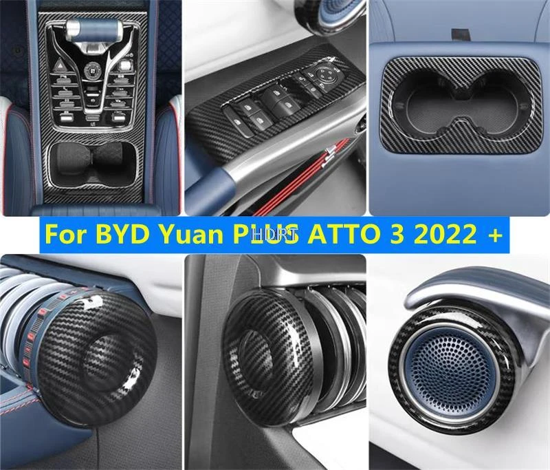 Interior Accessories For BYD Yuan PLUS ATTO 3 2022 + Car Carbon Fiber ...