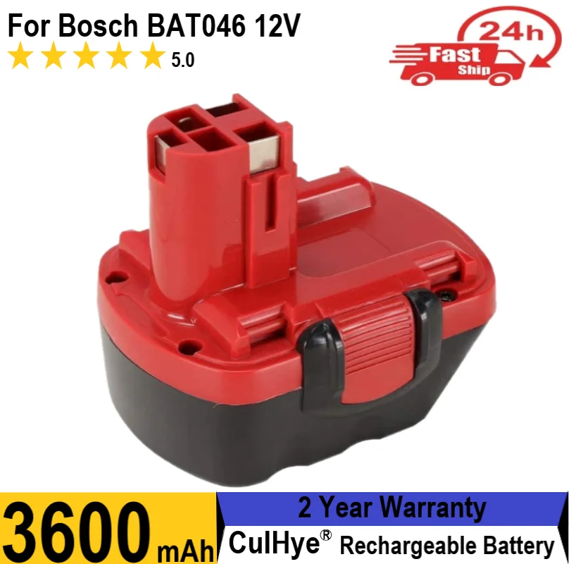 3600mAh Ni-MH 12V PSR 1200 Battery for Bosch 12V Drill GSR 12 VE-2,GSB ...