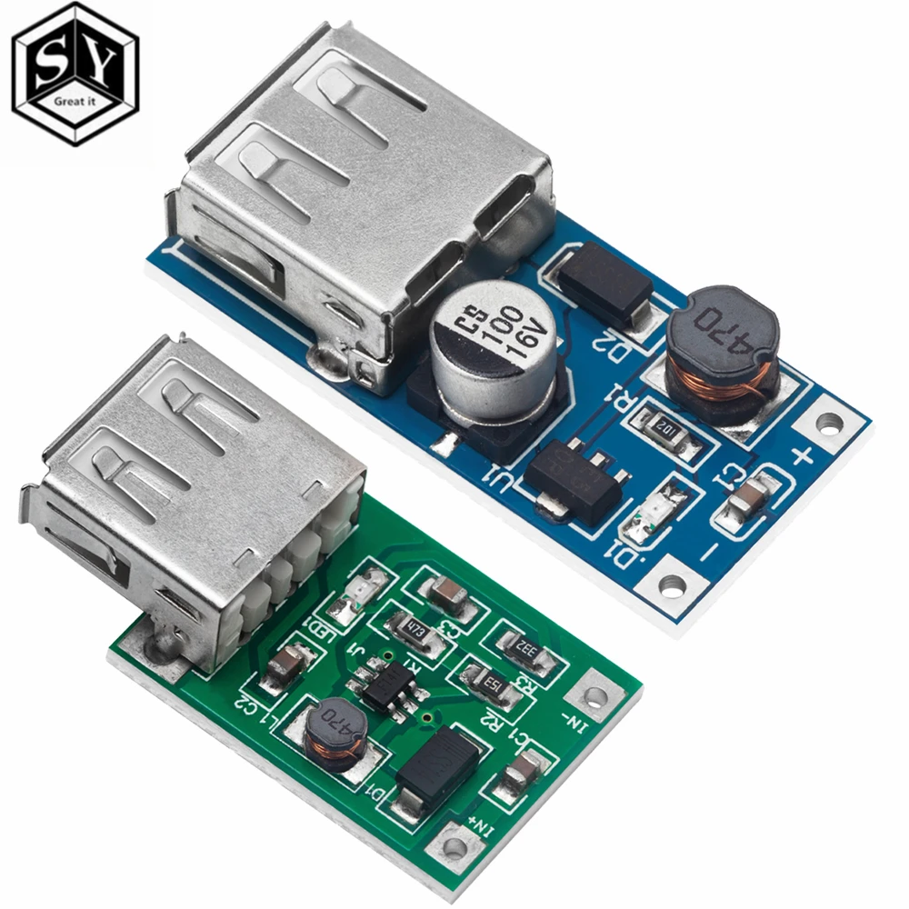 DC-DC-0-9V-5V-to-5V-600MA-Power-Bank-Charger-Step-Up-Boost-Converter ...
