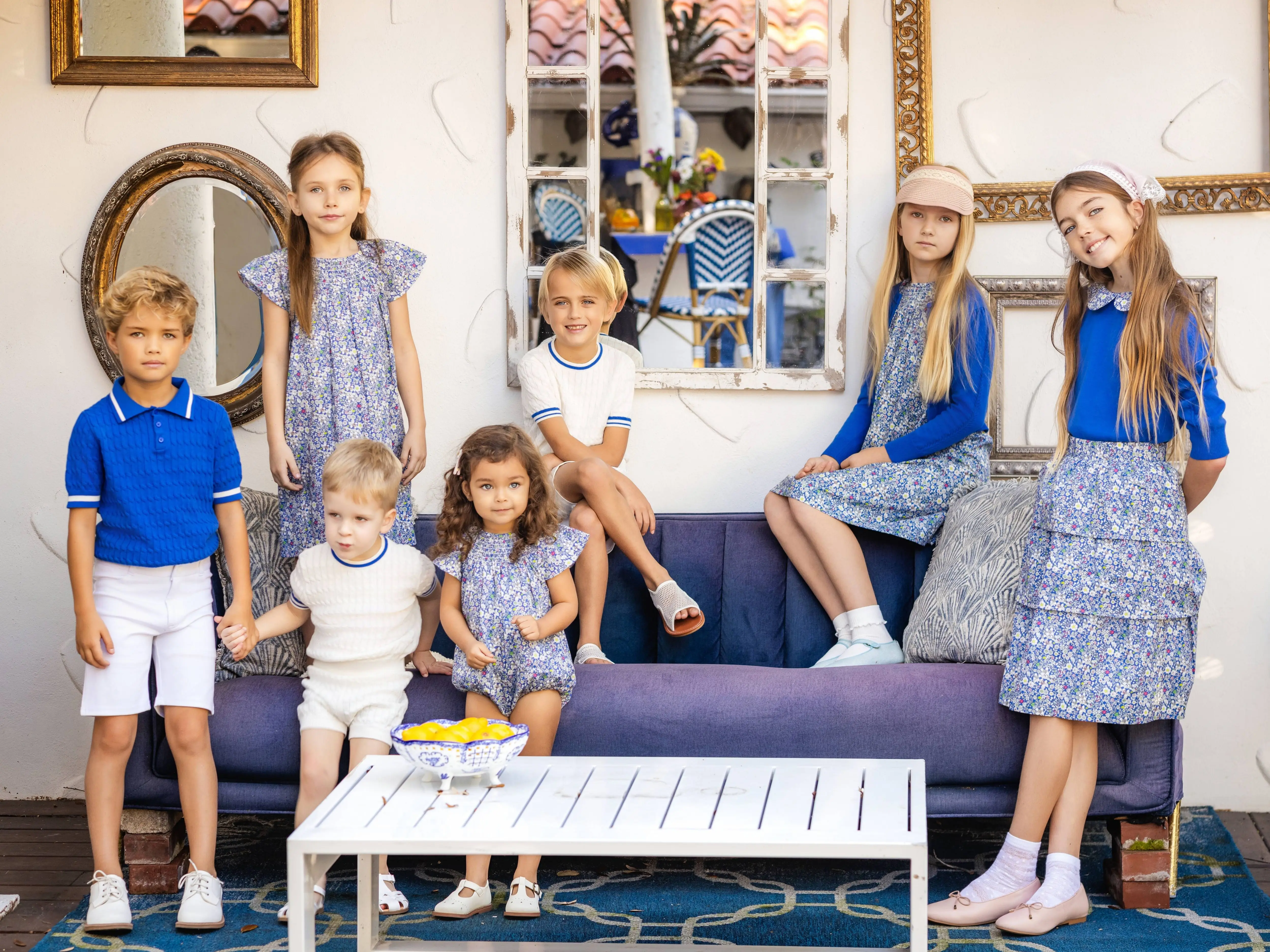 Ali Plus 2026 SS Smocking Floral Collection Brother Sister Matching ...