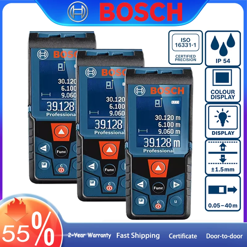 BOSCH-GLM-400-Laser-Rangefinder-Professional-Laser-Tape-Measure ...
