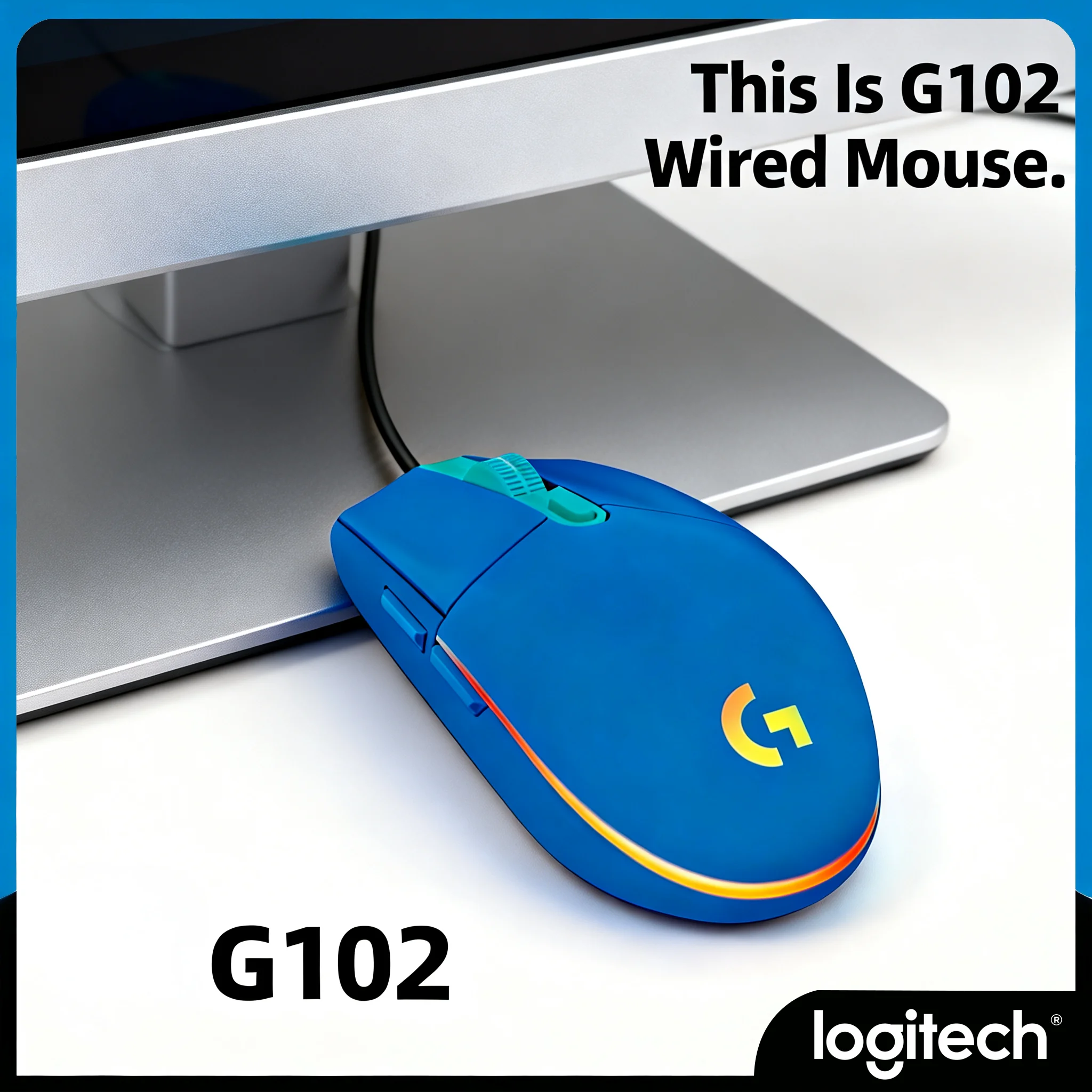 G102 Prodigy Gaming Mouse 8000DPI High Precision Sensor Esports Entry ...