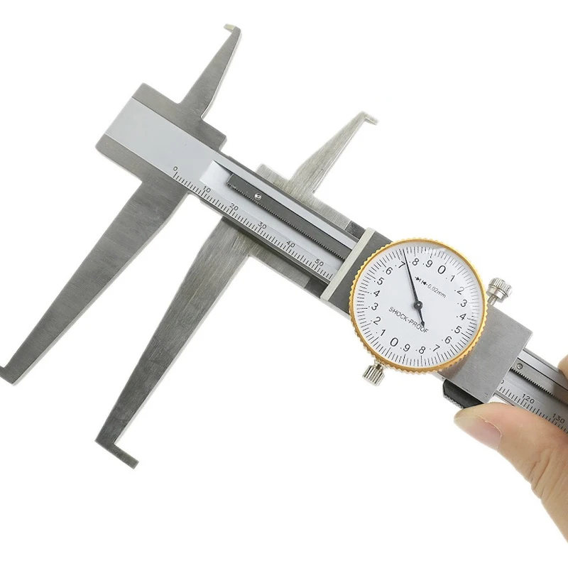 9-150mm/200mm/300mm 0.02mm Inside Groove Dial vernier Caliper Long ...
