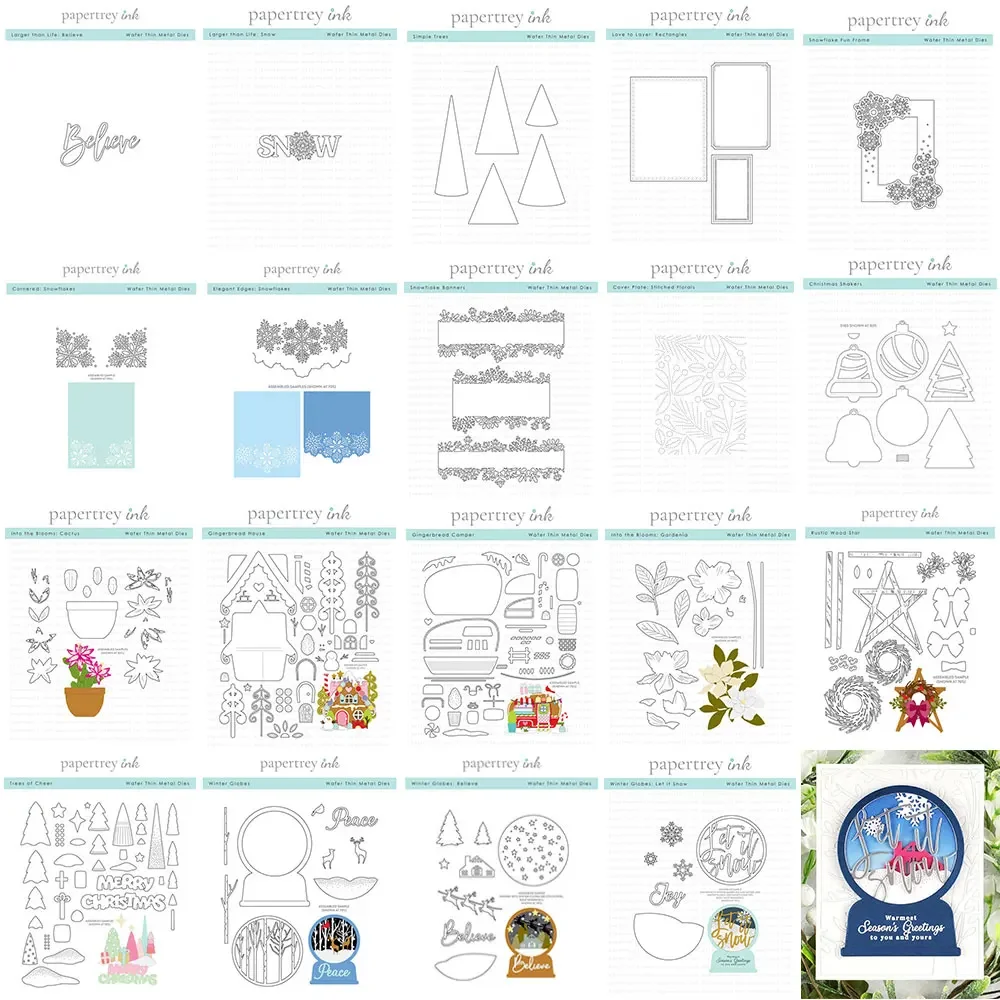 Winter-Snow-Christmas-Metal-Cutting-Dies-for-DIY-Card-Making-Craft ...