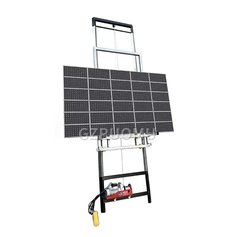9M-Electric-Cargo-Lift-Hoist-Elevator-Lift-Solar-Panel-Lifter-Automatic ...
