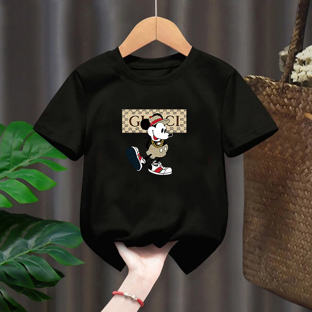 Mickey-Mouse-Disney-Cartoon-Minnie-Mouse-Avatar-Pattern-T-shirt-Fashion ...