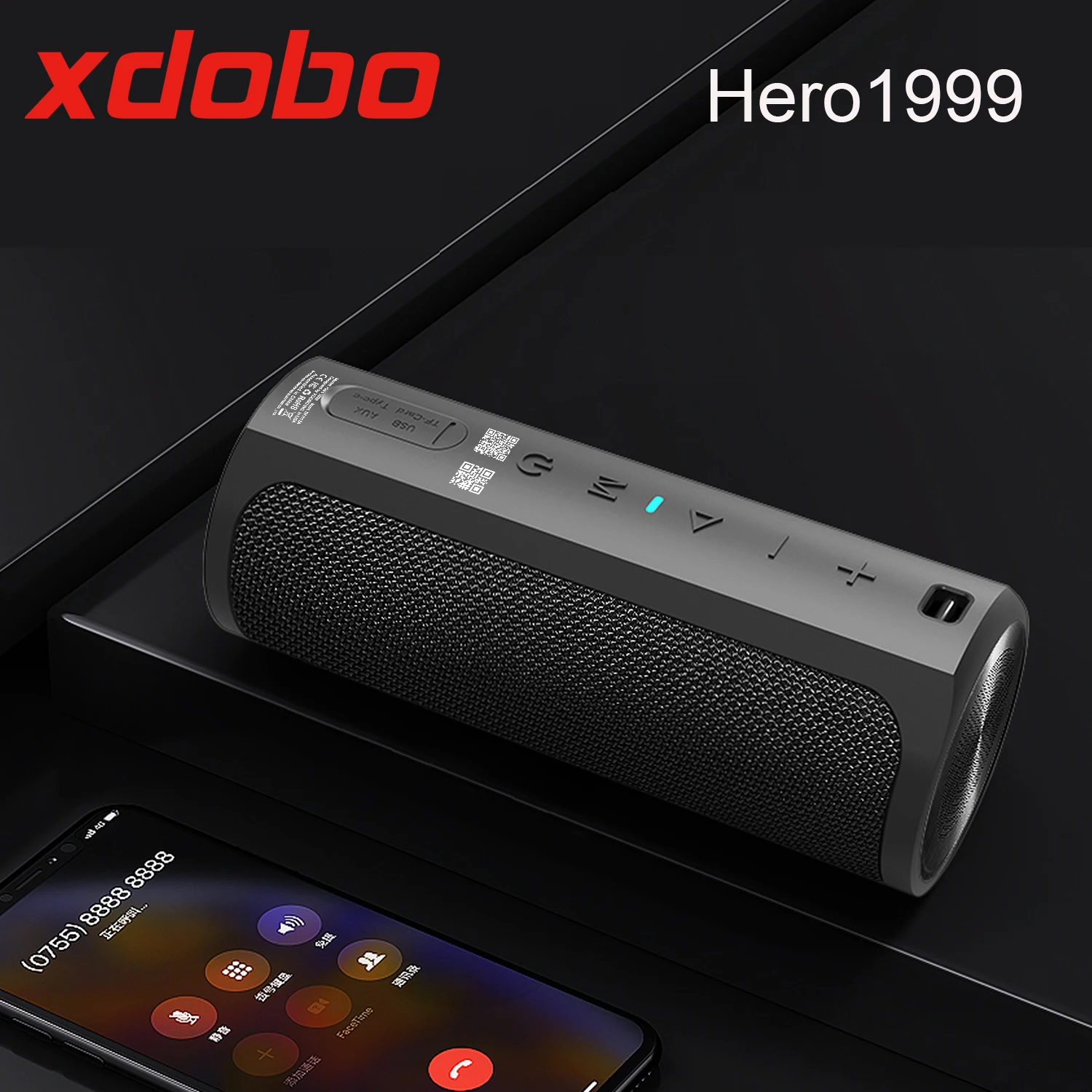 Xdobo-Hero1999-50W-Portable-Wireless-Bluetooth-compatible-Speaker-Sound ...