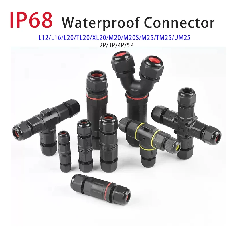 IP68-Waterproof-Connector-Outdoor-LED-Lighting-Sealed-Connector ...
