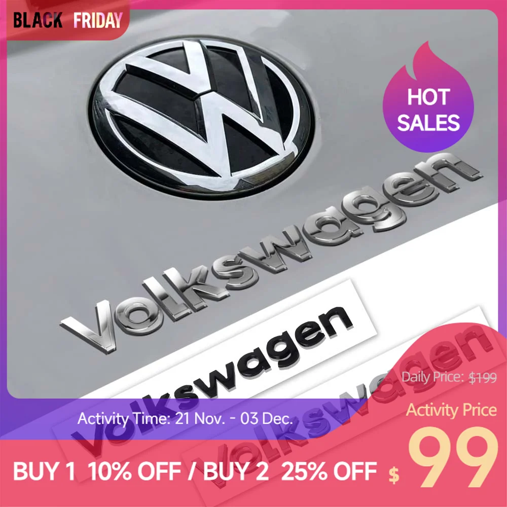 New-Car-Styling-3D-Volkswagen-Metal-Chrome-Zinc-Alloy-Emblem-Car-Body ...
