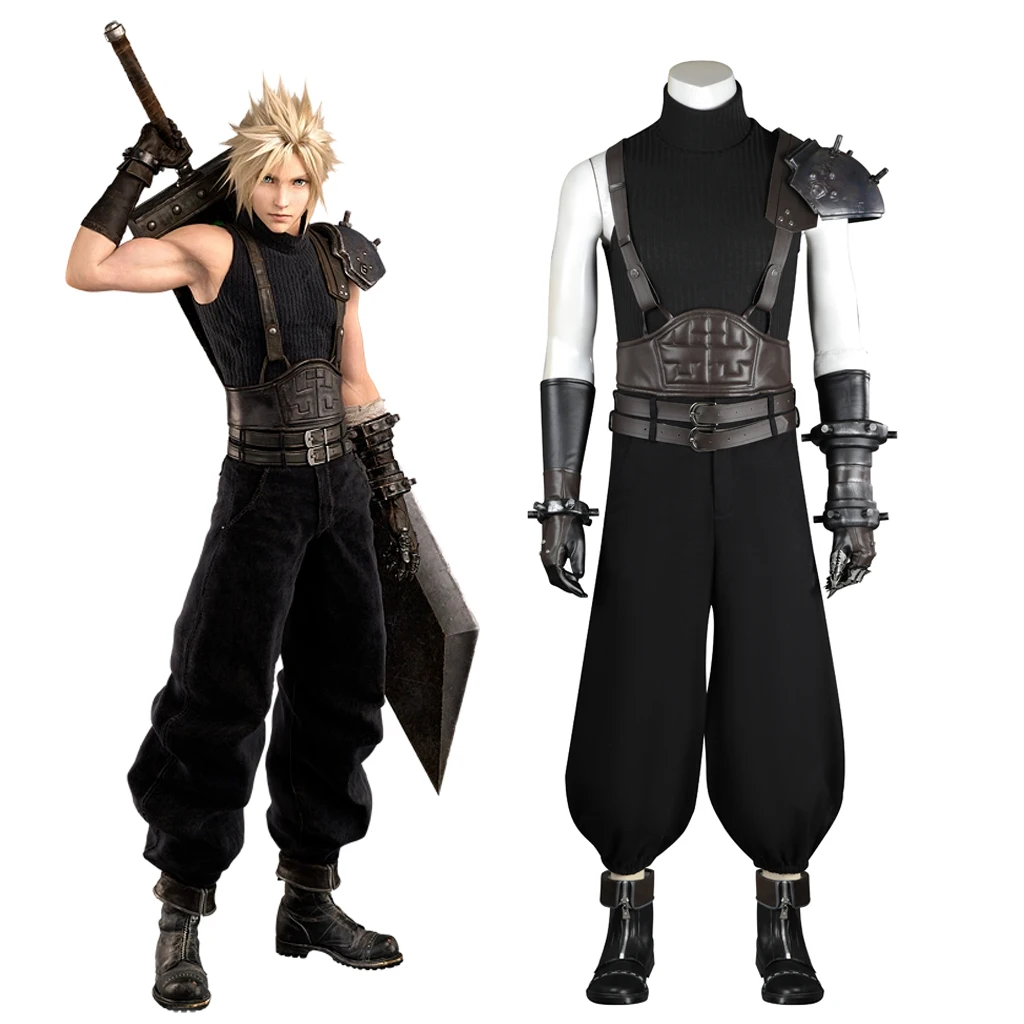 Cloud-Strife-Cosplay-Costume-Adult-Men-FF7-Cosplay-Full-Set-With-Shoes ...