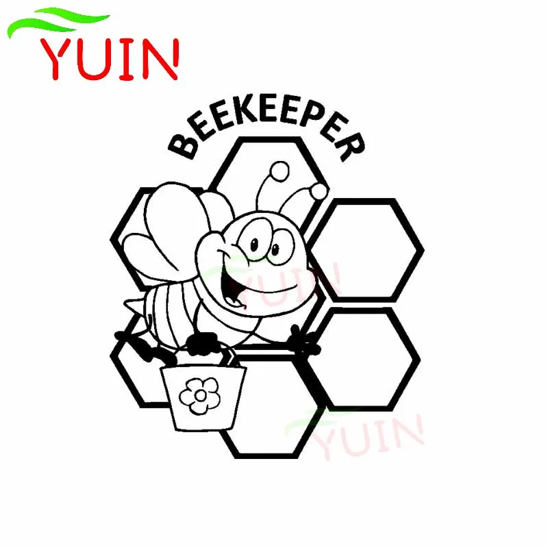 Car-Sticker-Beekeeper-Beekeeping-Decals-Farmer-Cute-Stickers ...
