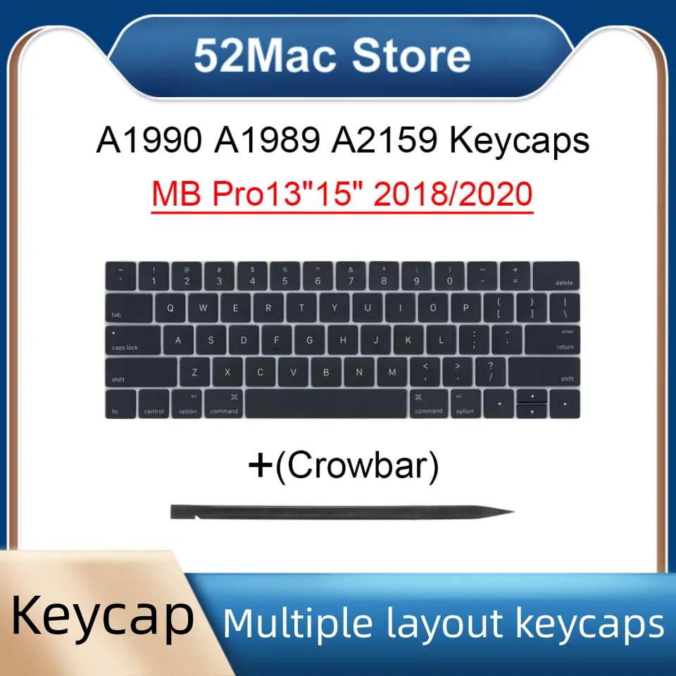 A1989-A1990-A2159-Keyboard-Keys-Cap-Keycap-Clips-for-Macbook-Pro-Retina ...